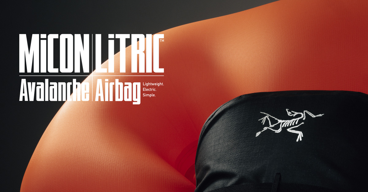 Micon LiTRIC™ Avalanche Airbag | Lightweight. Electric. Simple. | Arc'teryx