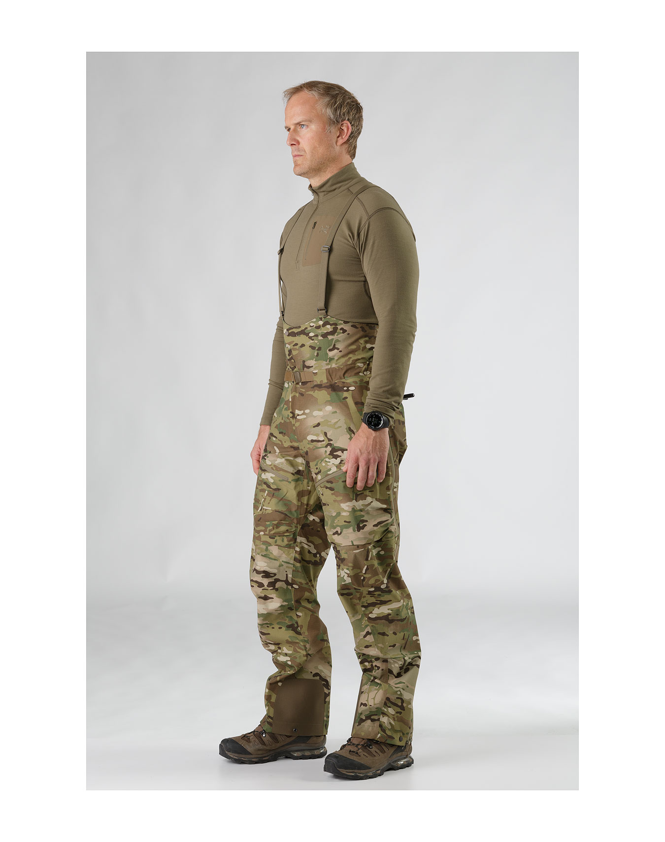 Alpha Bib Pant Gen 2 MultiCam Men's | Arc'teryx LEAF