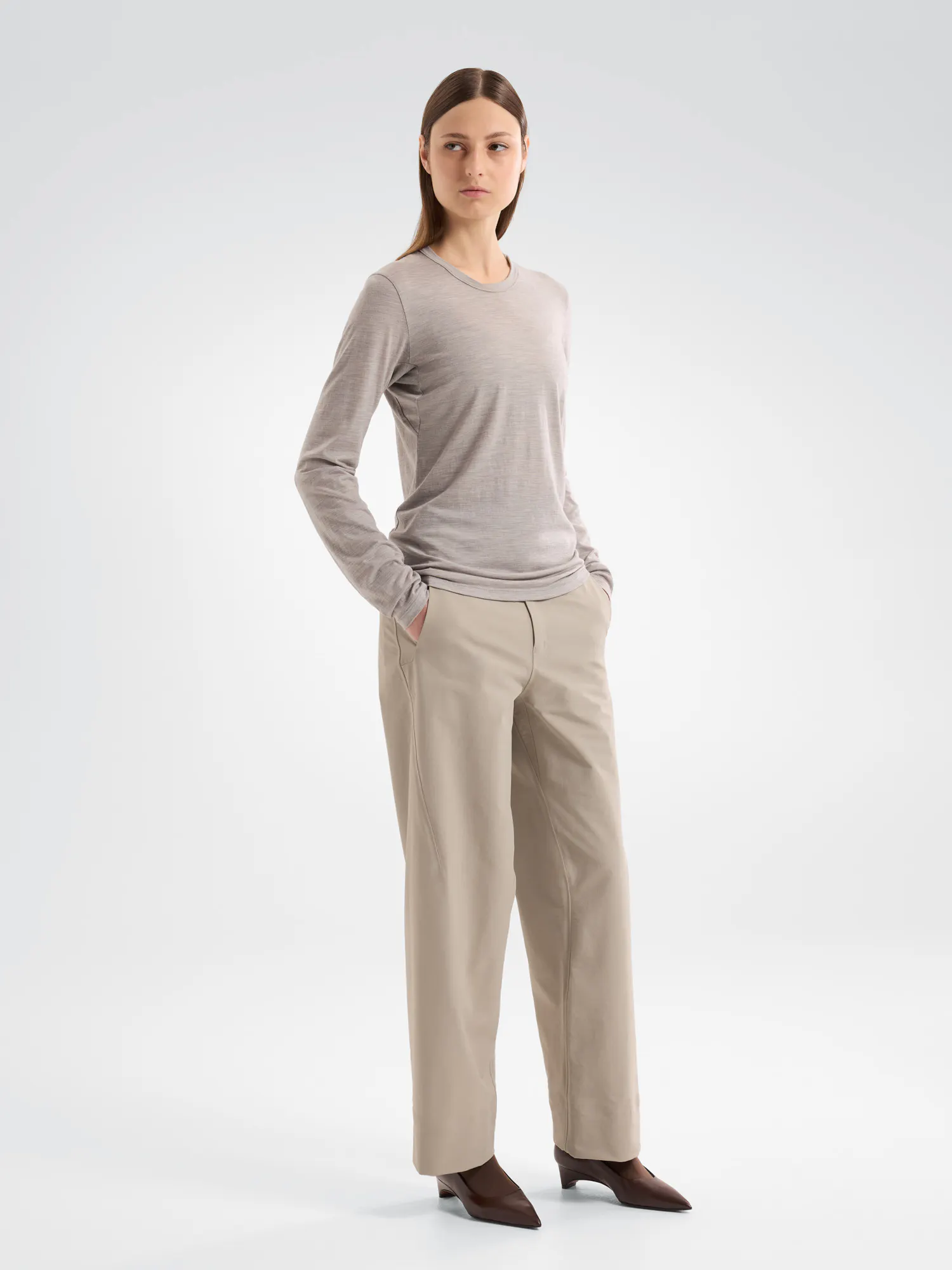 Frame Crew Neck Shirt LS Women's | Arc'teryx