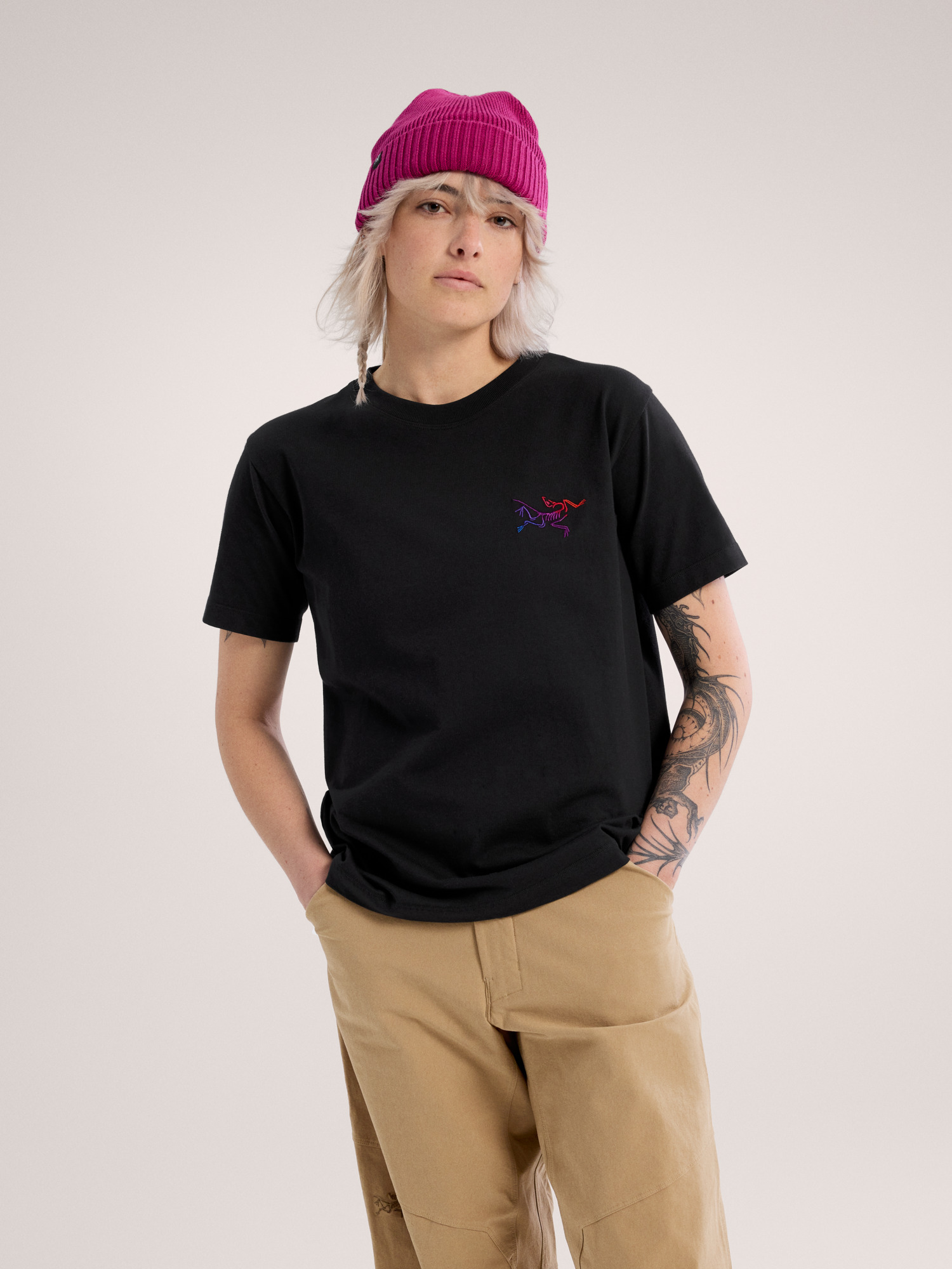 Camiseta manga corta Kragg Cotton Little Bird Crew Neck Mujer | Arc'teryx