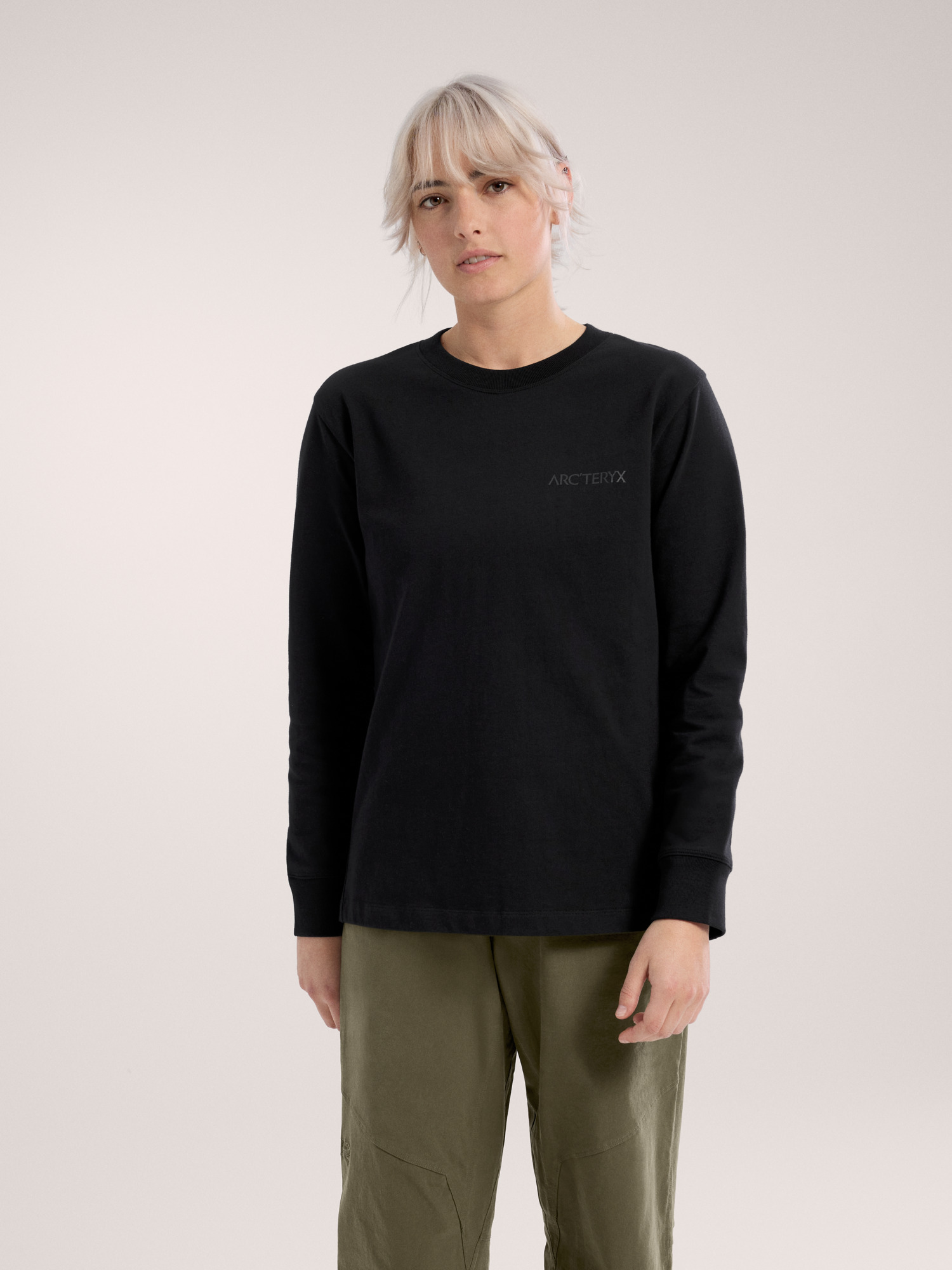 Kragg Cotton Bird Crew Neck Shirt LS Women's | Arc'teryx