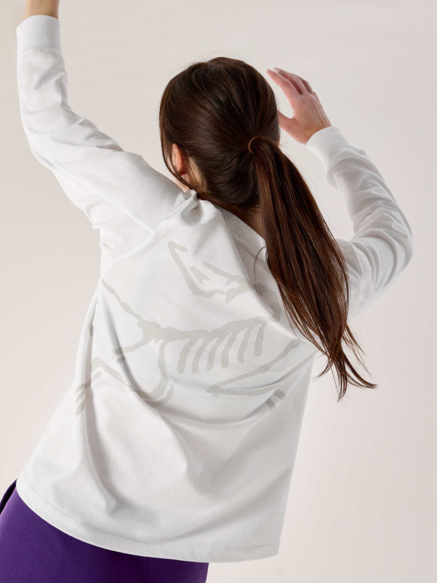 Kragg Cotton Bird Crew Neck Shirt LS Women's | Arc'teryx