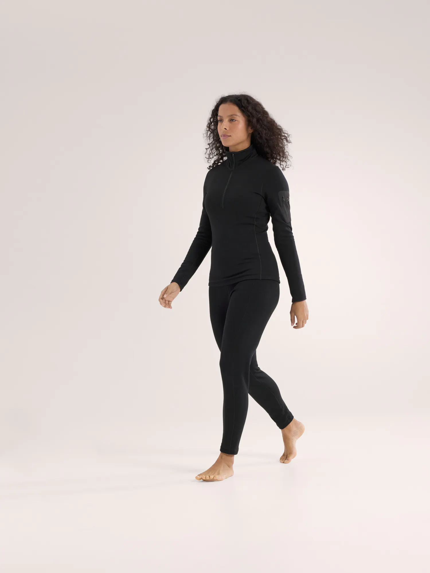 Kyanite Baselayer Zip Neck Women's | Arc'teryx United States