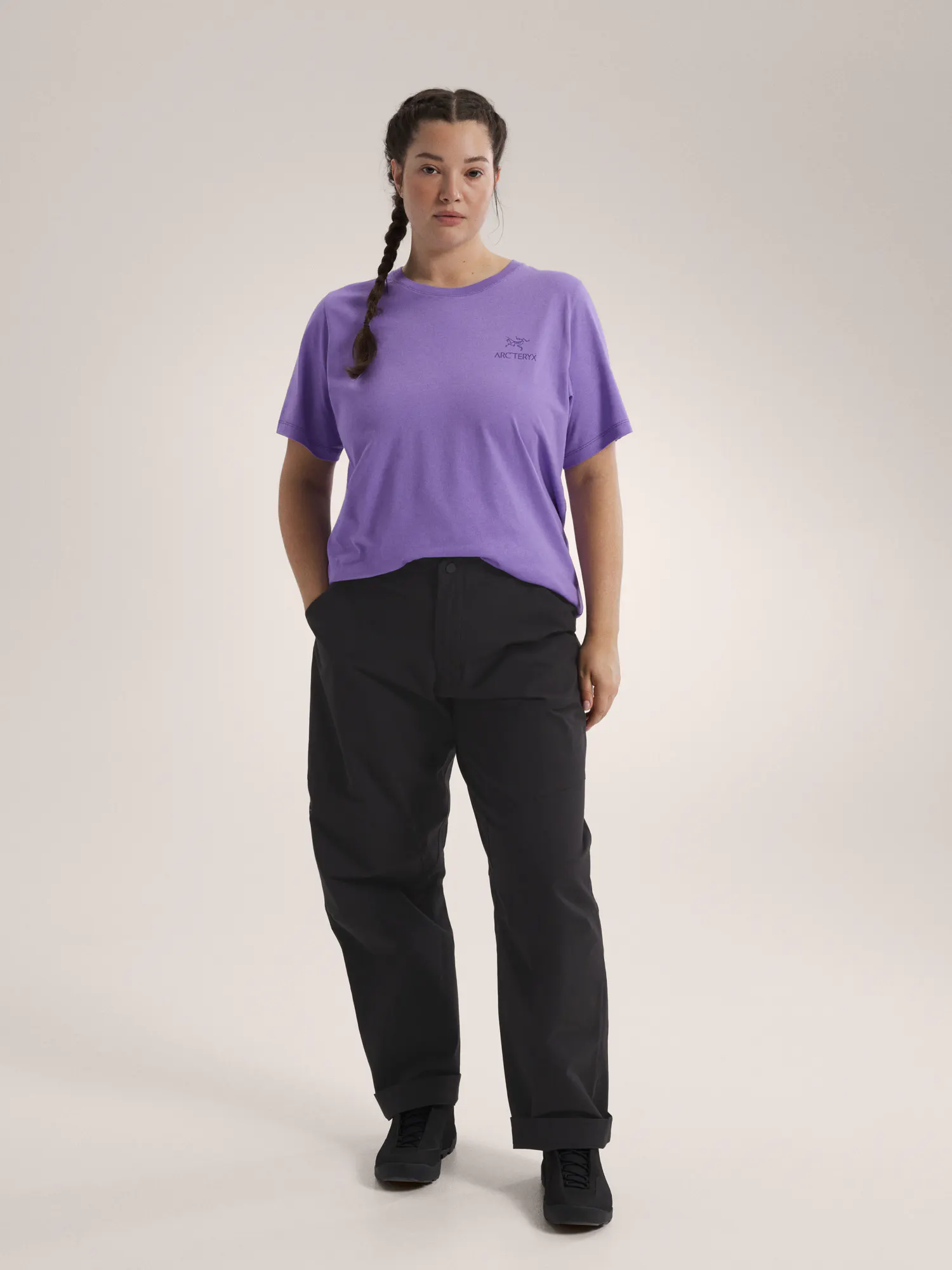 Kragg SL Cotton Emblem Crew Shirt SS Women's | Arc'teryx Canada