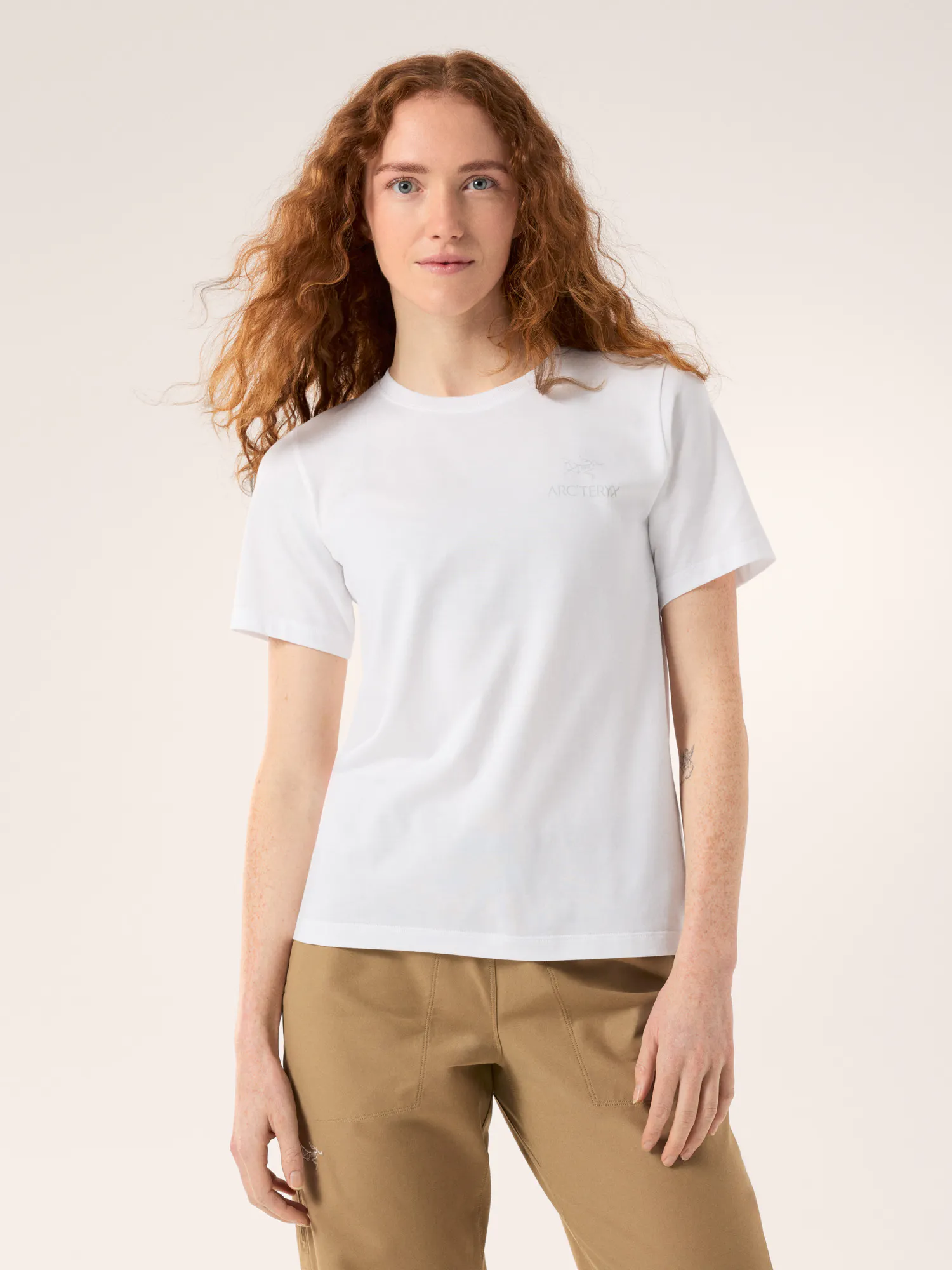 Kragg SL Cotton Emblem Crew Shirt SS Women's | Arc'teryx Canada