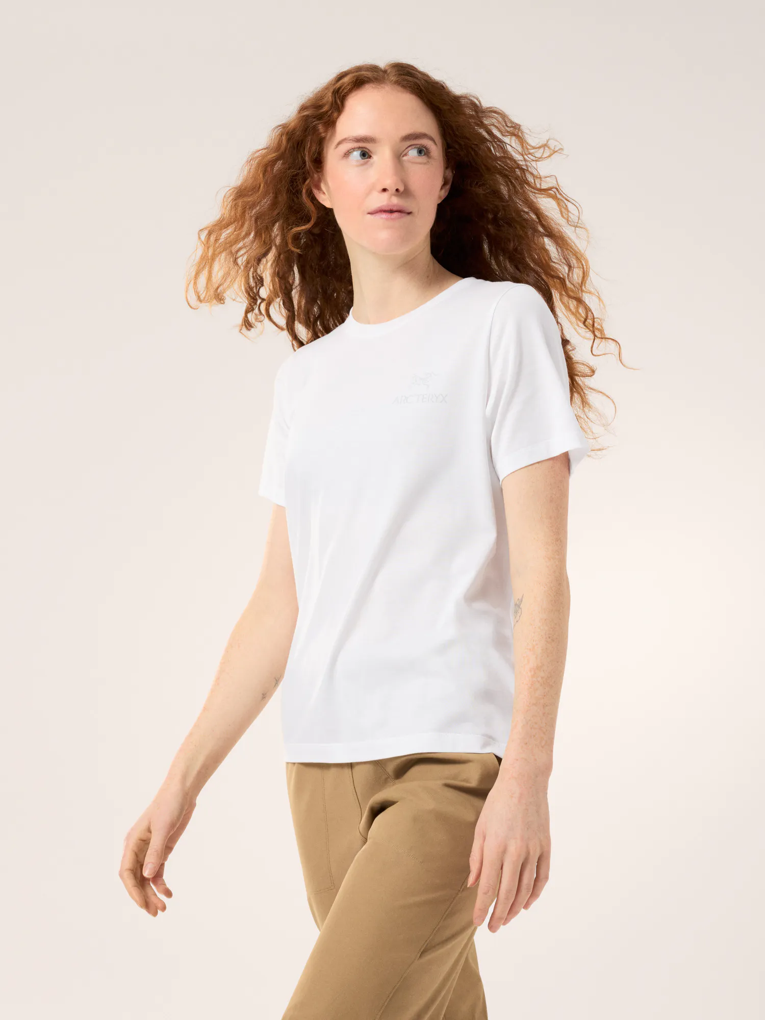 Kragg SL Cotton Emblem Crew Shirt SS Women's | Arc'teryx Canada
