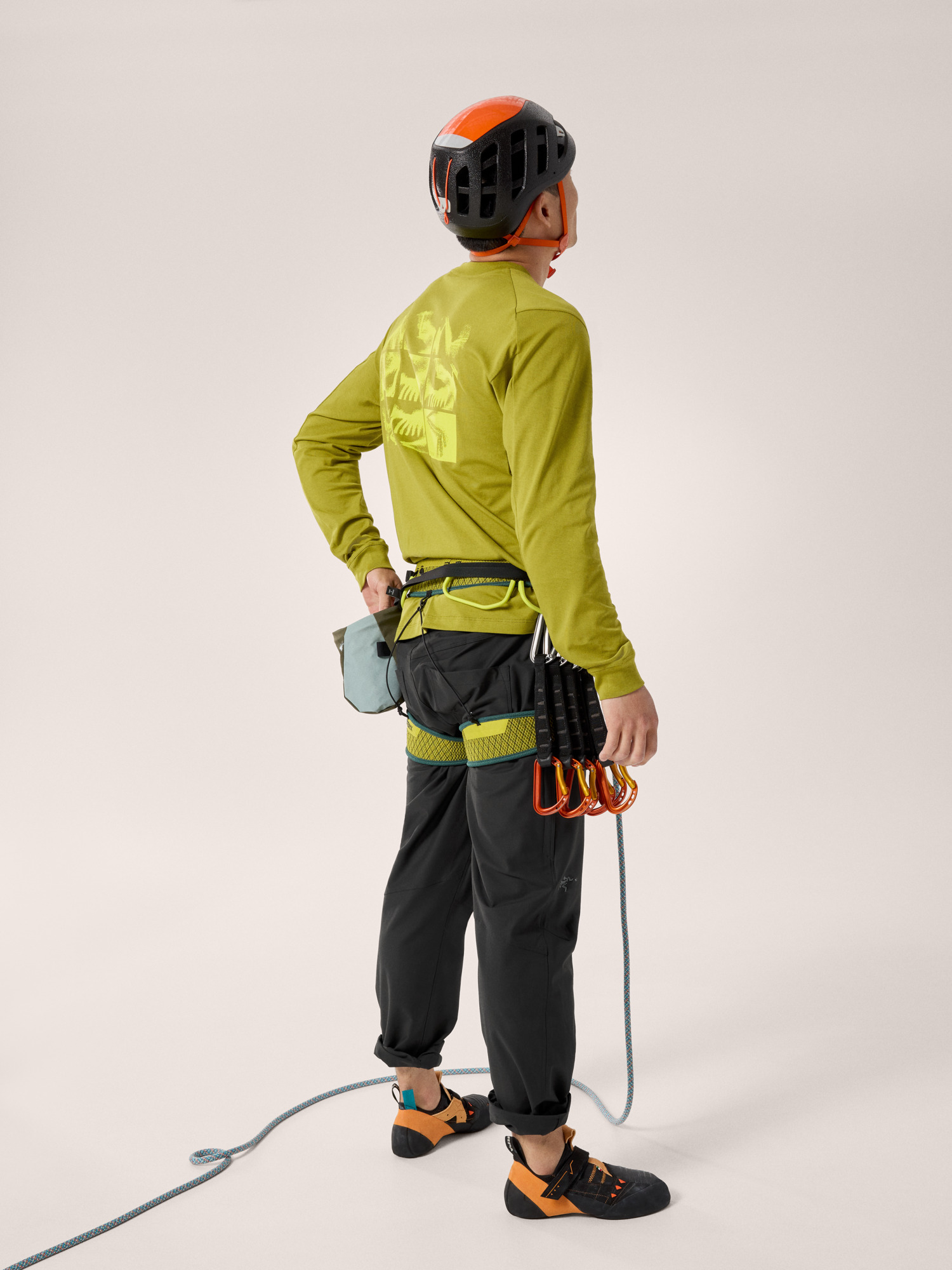 Kragg SL Cotton Bird Tile Shirt LS Men's | Arc'teryx United States