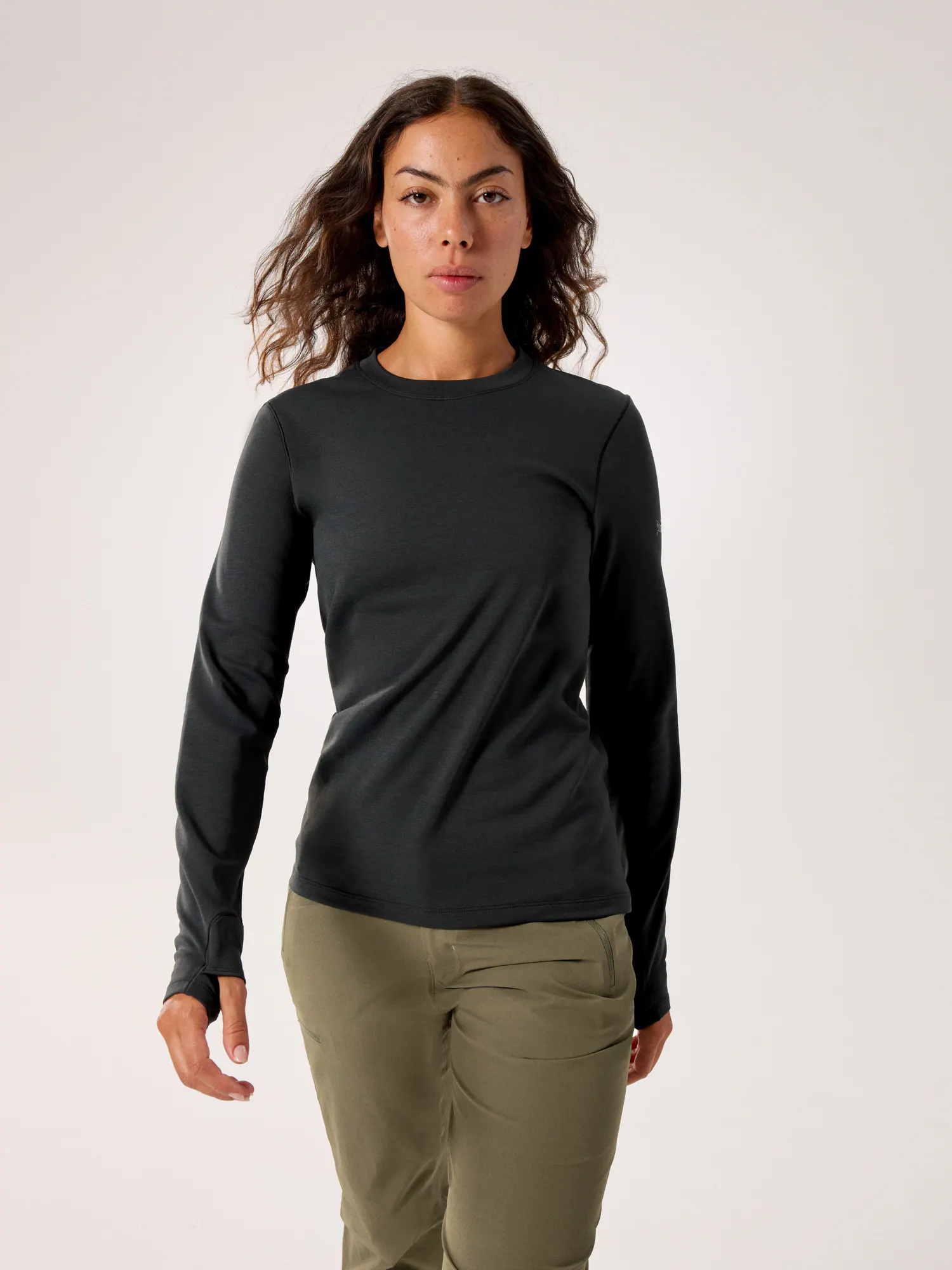 Taema Thermal长袖圆领衬衫 女装 | Arc'teryx Outlet
