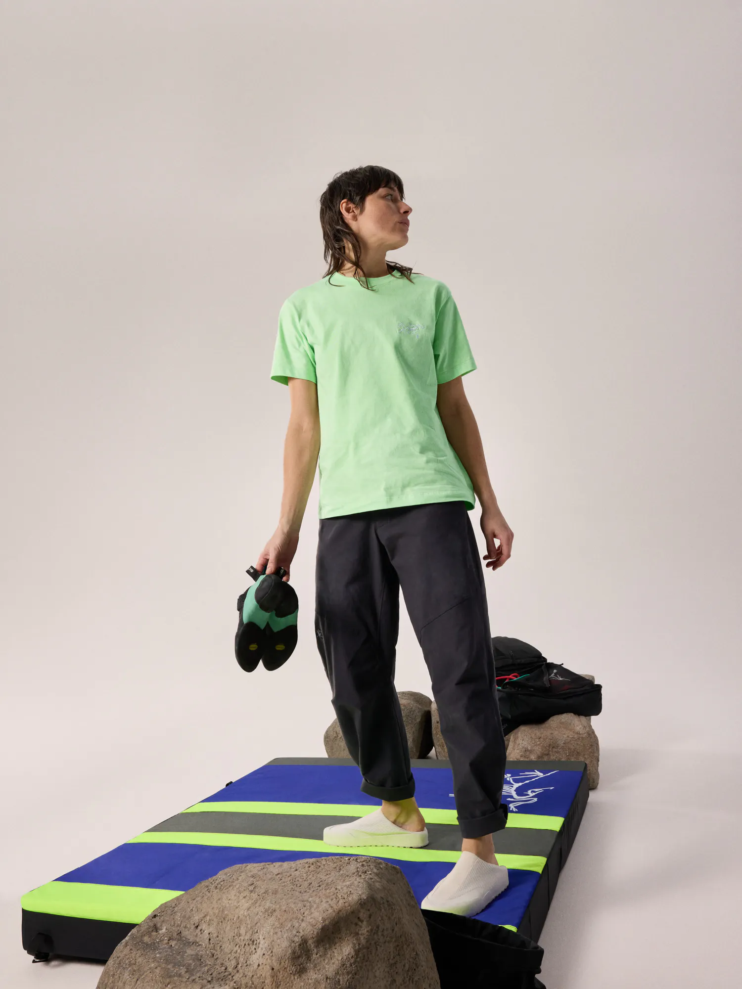 Kragg Cotton Little Bird Crew Shirt SS Women's | Arc'teryx