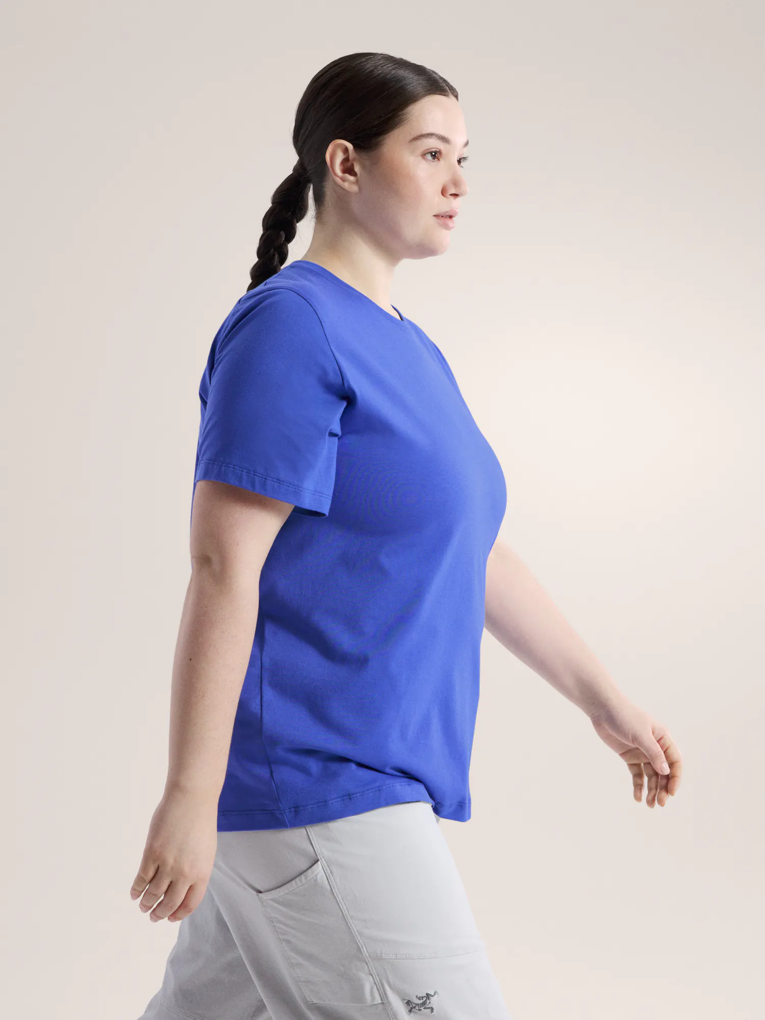 Kragg SL Cotton Emblem Crew Shirt SS Women's | Arc'teryx