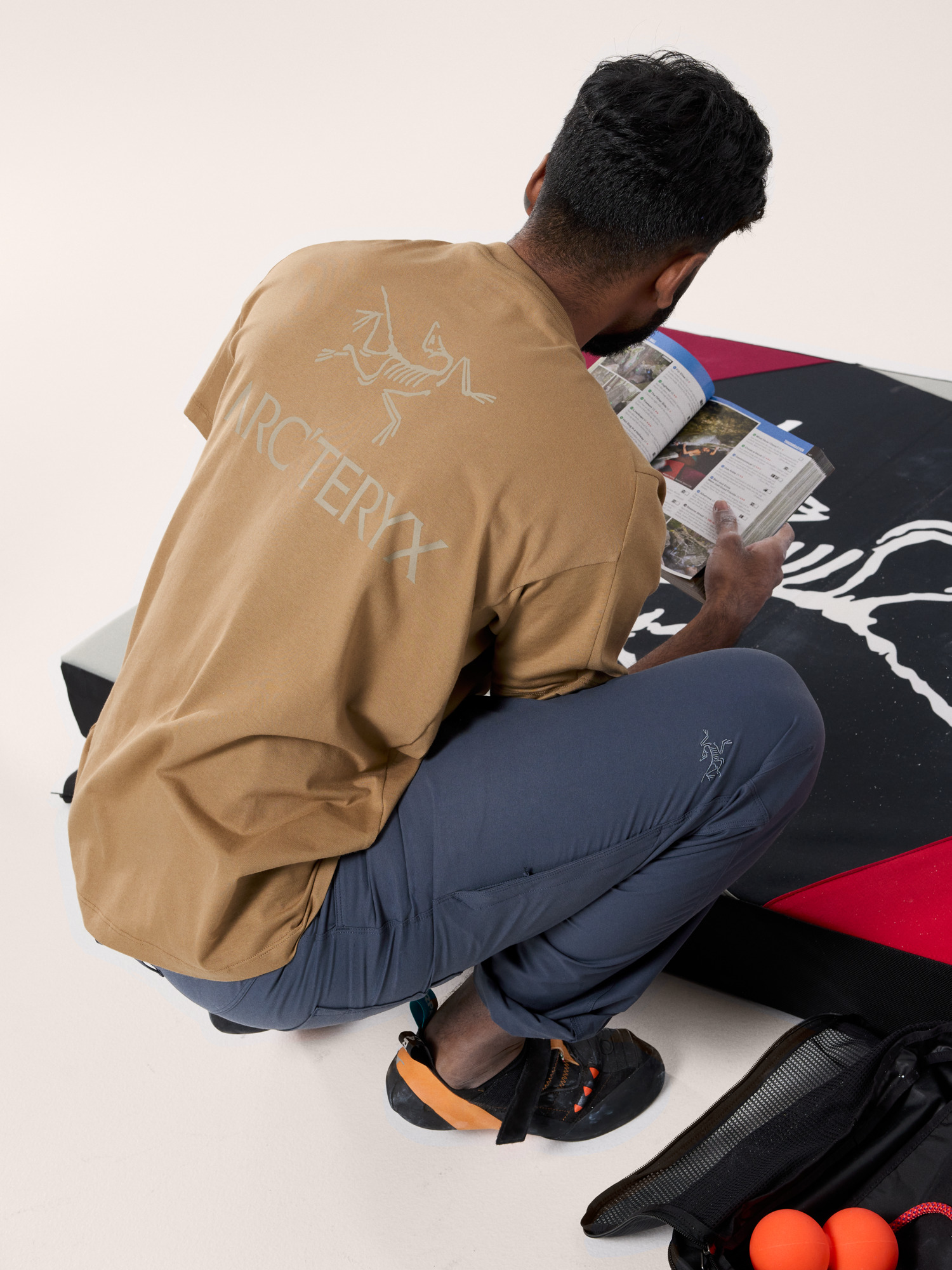 Kragg SL Cotton Bird Word Shirt SS Men's | Arc'teryx