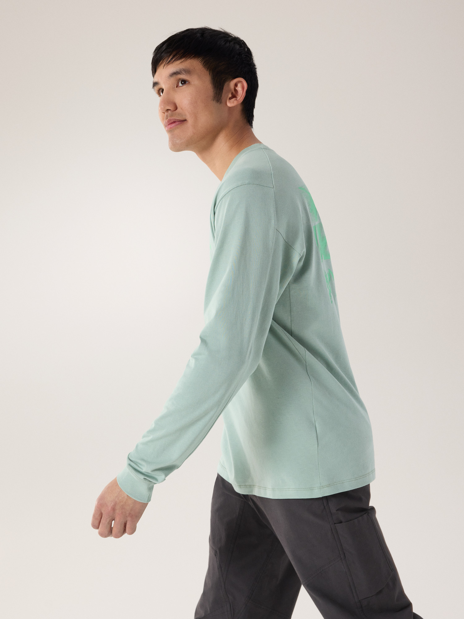 Kragg SL Cotton Bird Tile Shirt LS Men's | Arc'teryx