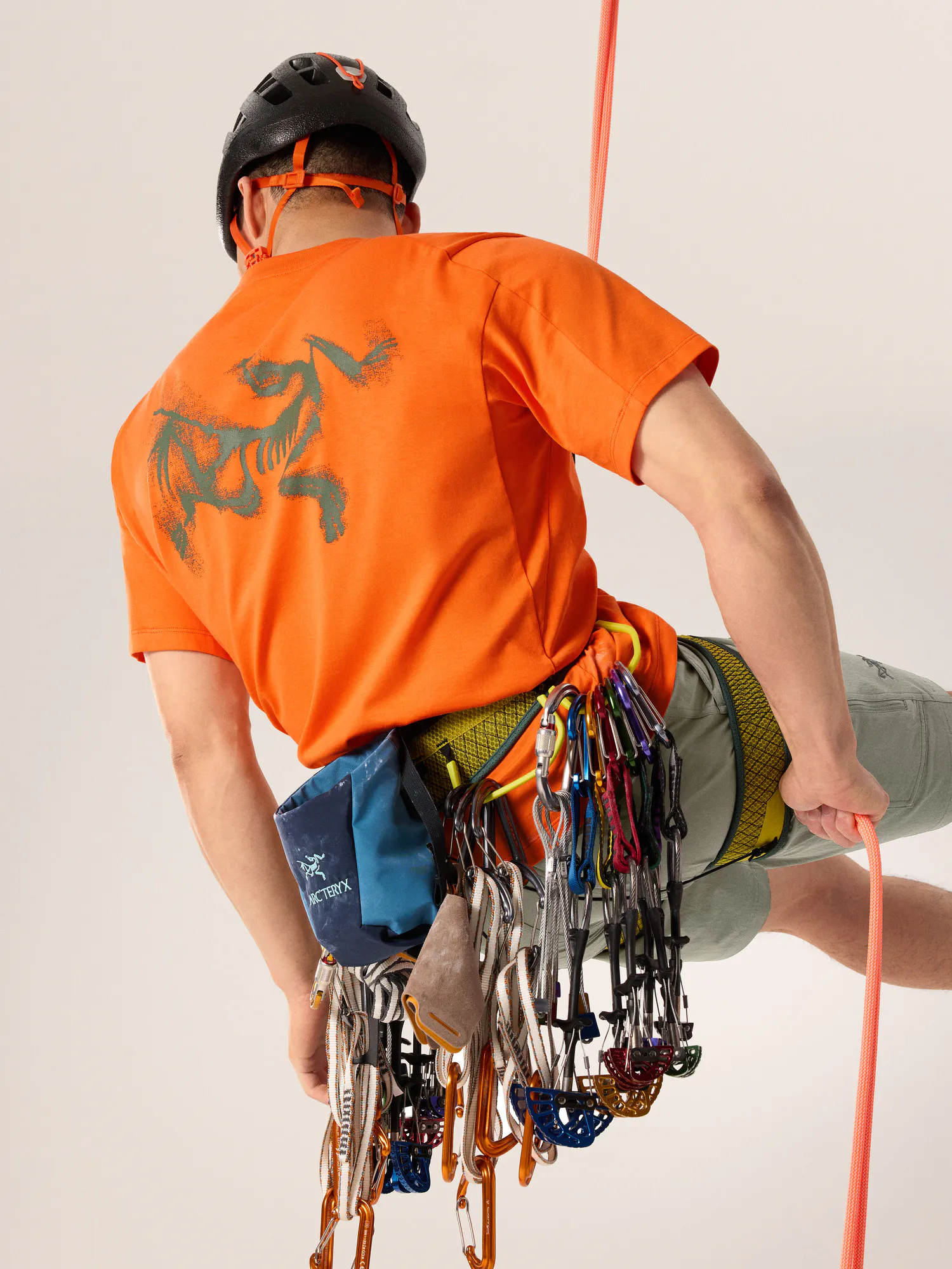 Kragg SL Cotton Blurred Bird Shirt SS Men's | Arc'teryx